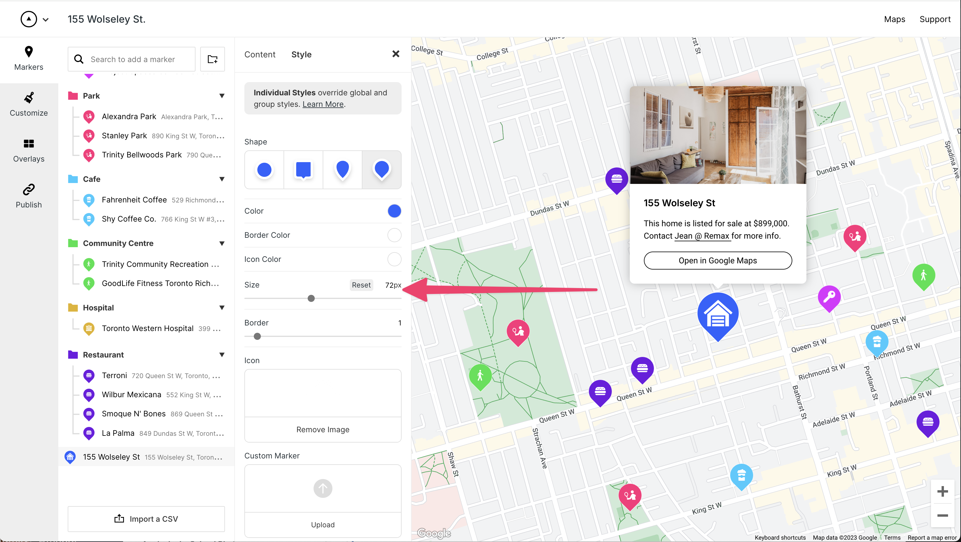 How to Make a Vicinity Map | Atlist